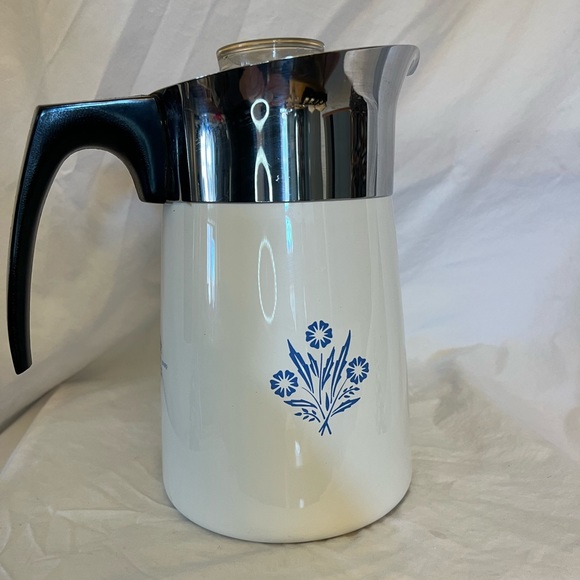 Corningware | Kitchen | Corning Teapot Coffee Pot 6 Cups With Lid ...